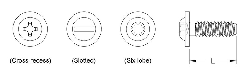 Round Washer Head Machine Screws | PENCOM